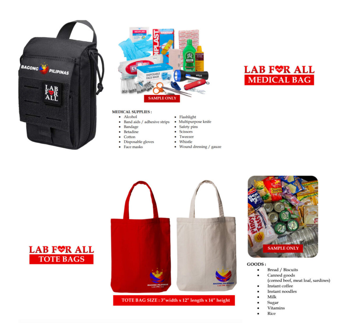 LFA Food Packs - Lab for All